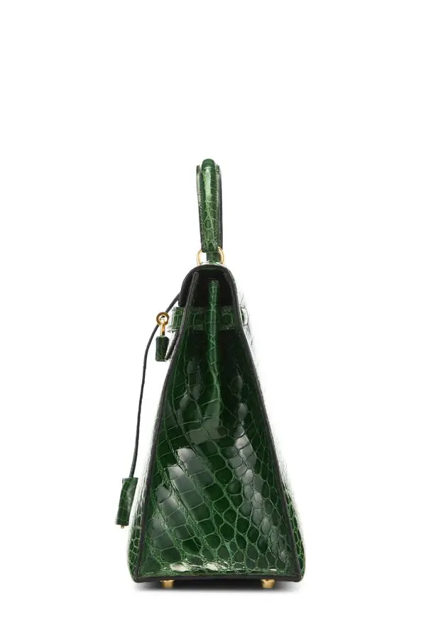 Hermès Crocodile Porosus Lisse Kelly Sellier 32