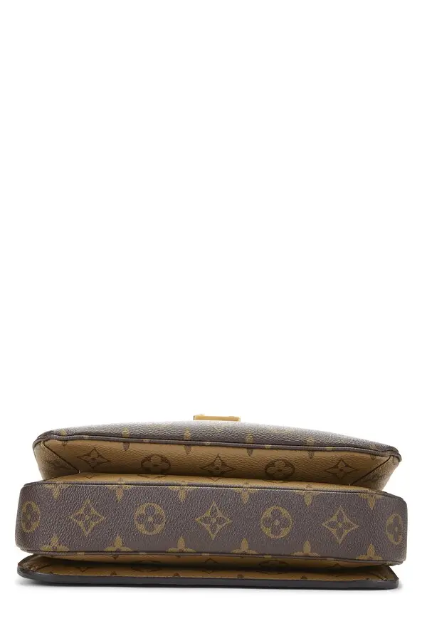 LOUIS VUITTON Monogram Reversed Canvas Pochette Metis - Brown