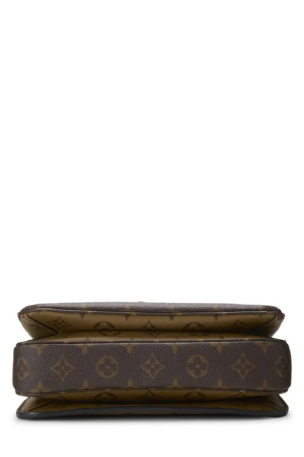 LOUIS VUITTON Monogram Reversed Canvas Pochette Metis - Brown