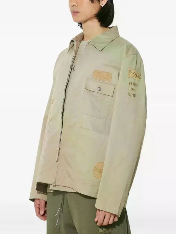 Universal Works Embroidered Patches Collared Jacket