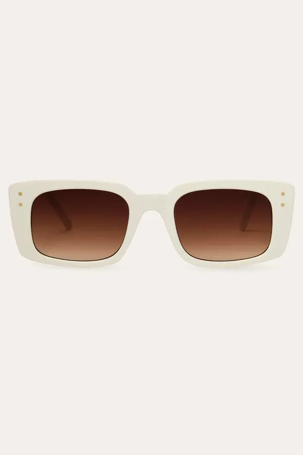 Frye Rectangle Sunglasses - Brown