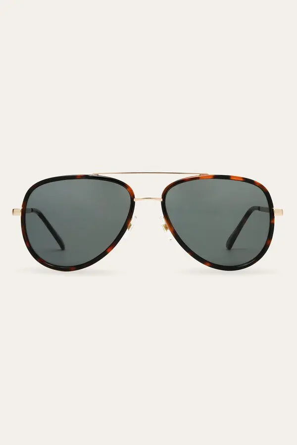Frye Reagan Aviator Sunglasses - Gold