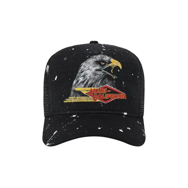 Amiri Vintage Trucker Cap - Black