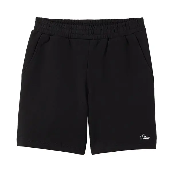 DIME Cursive Small Logo Sweatshorts - Black
