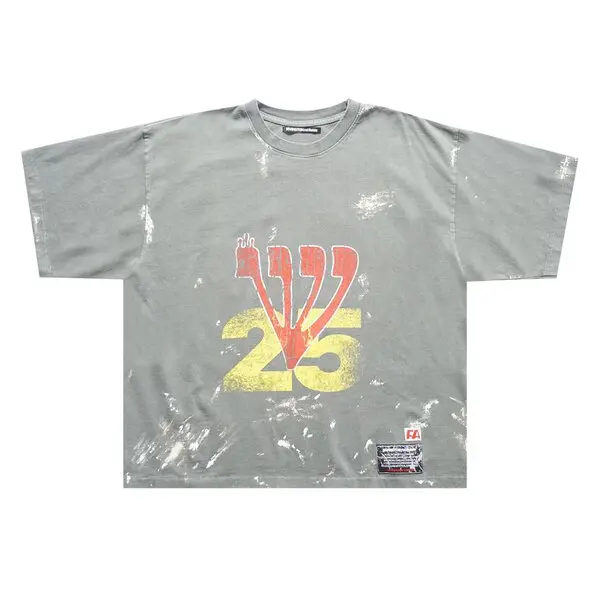 RIVINGTON ROI REBIS Love Stuff Tee - Grey