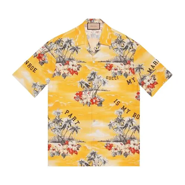 Gucci Printed Bowling Shirt