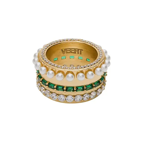 VEERT The Thick Layered Ring - Gold