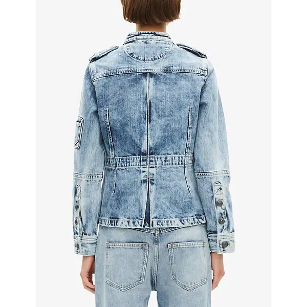 The Kooples Patch-pocket Denim Jacket