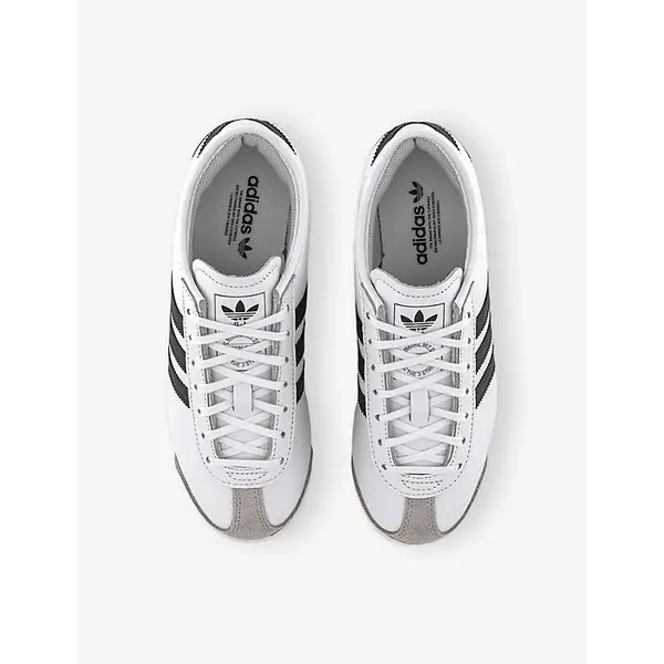 adidas gazelle silver green womens Hampton Stripe Lace Up Sneaker main image 0