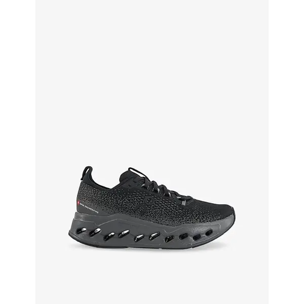 On Cloudsurfer Max Woven Low-top Trainers - Black