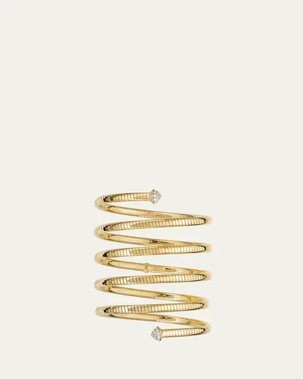 MATTIA CIELO 18k Yellow Diamond Five Wrap Bracelet - Gold