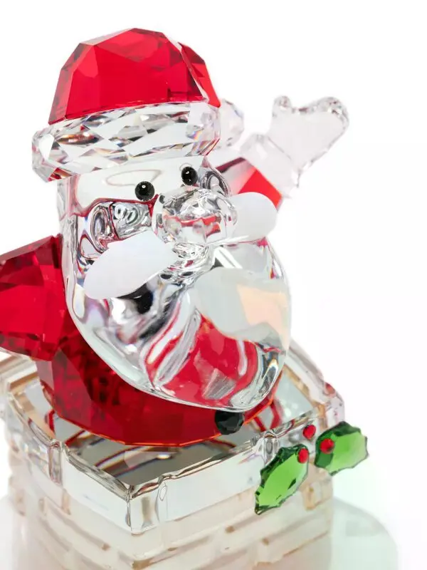 SWAROVSKI Holiday Cheers Santa Claus Chimney Crystal Figurine