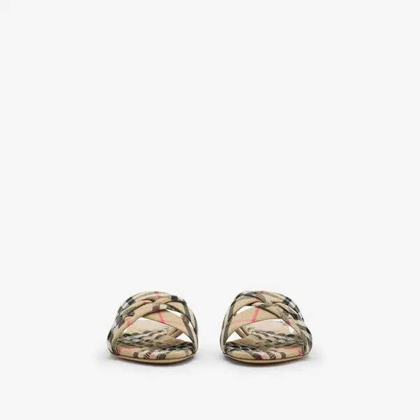 Burberry Check Cabana Slides