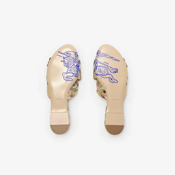 Burberry Check Cabana Slides