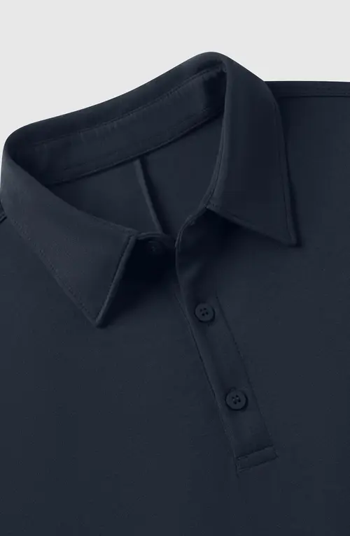 JACK ARCHER Jetsetter Tech Performance Polo - Deep Blue