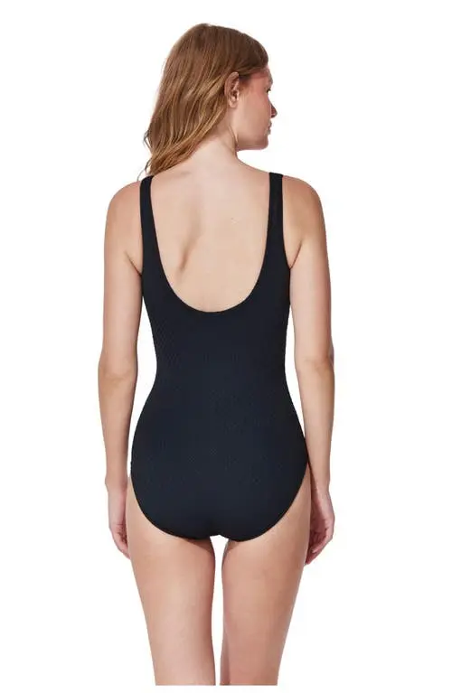 GOTTEX St. Tropez Square Neck One Piece - Black