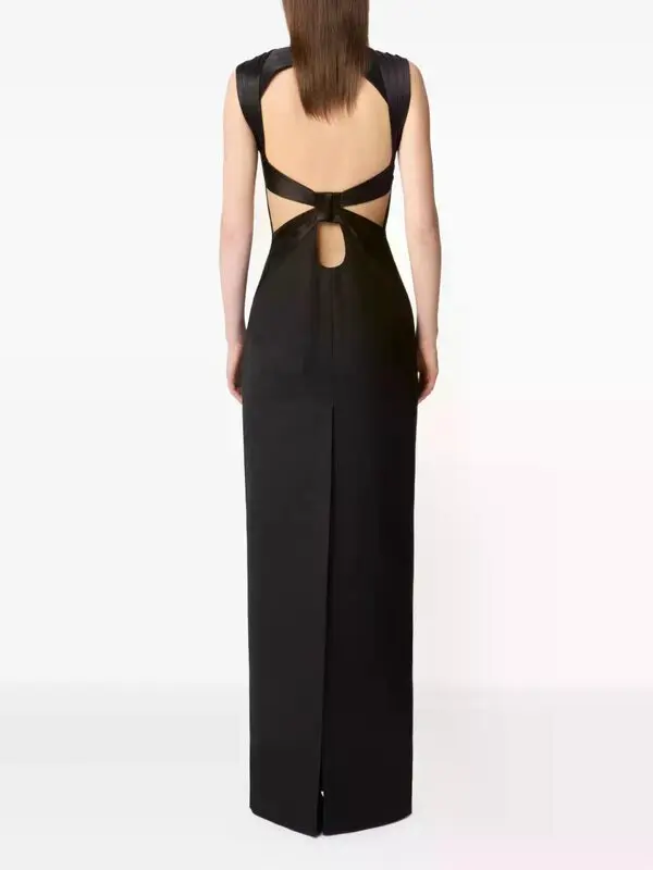 nina ricci open-back satin maxi dress NINA RICCI