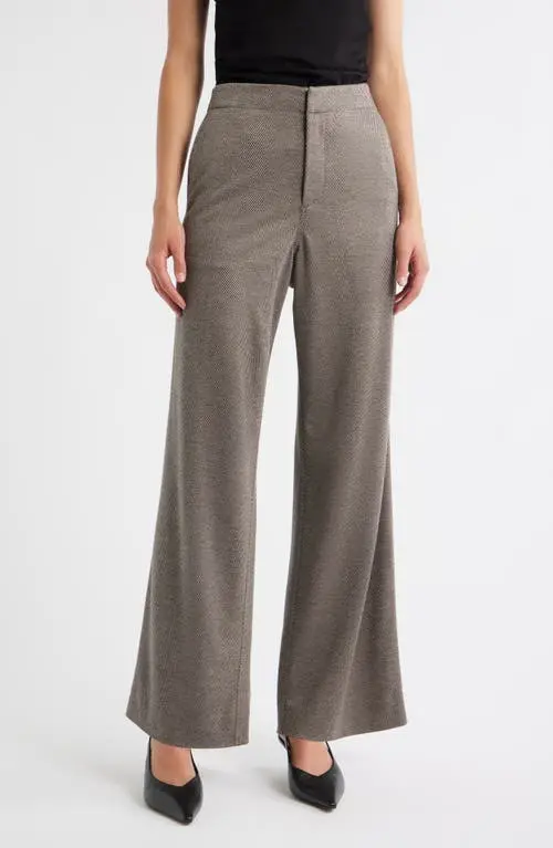 Rag & Bone Irina Ponte Wide-leg Trousers - Brown Multi