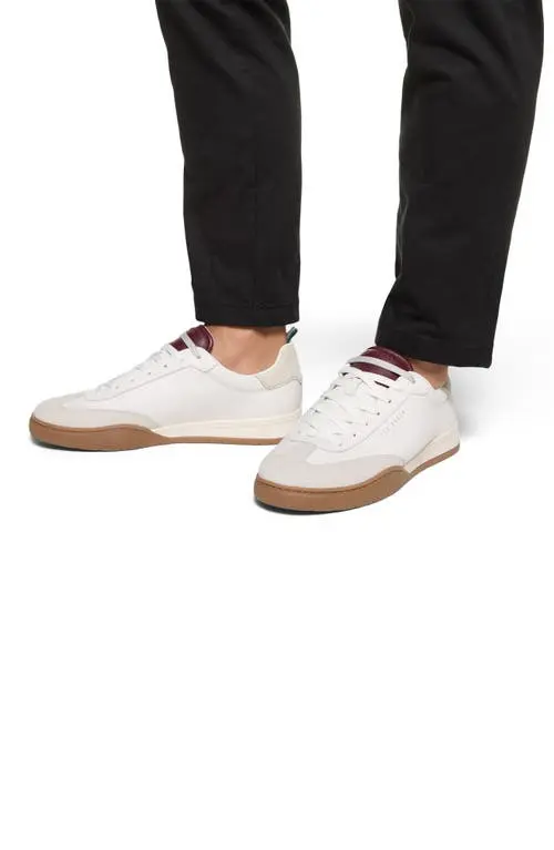 Ted Baker London Leather Lace-up Sneakers - White