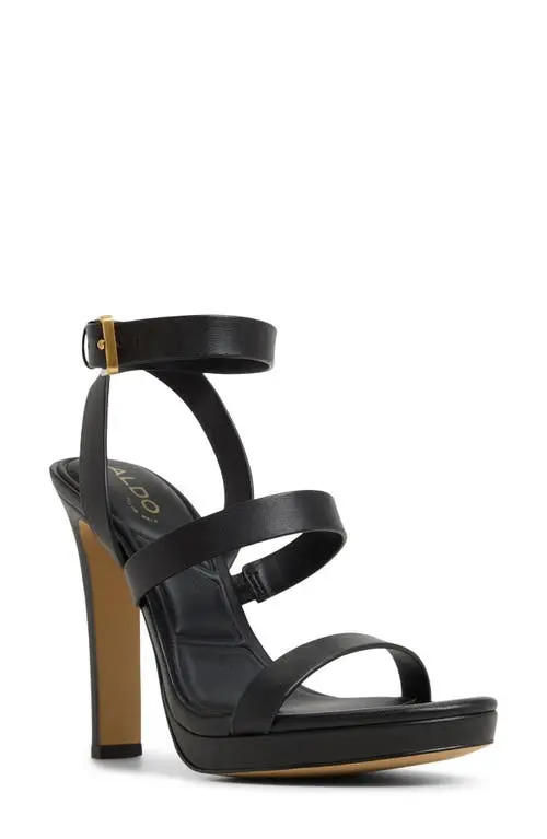 Aldo Platform Sandal - Black