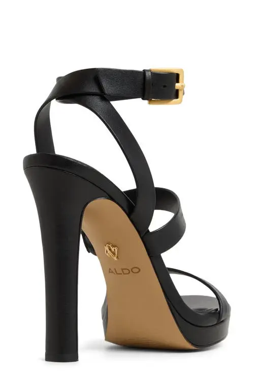 Aldo Platform Sandal - Black