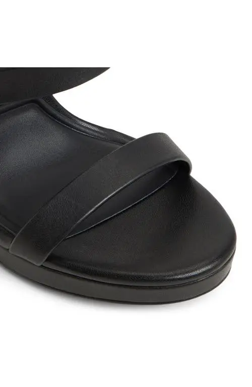 Aldo Platform Sandal - Black