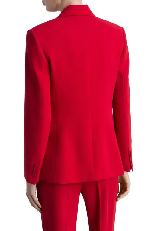 Mango Structured Suit Jacket - Red