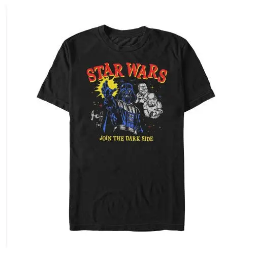 STAR WARS Retro Join The Dark Side Short Sleeve Graphic T-shirt