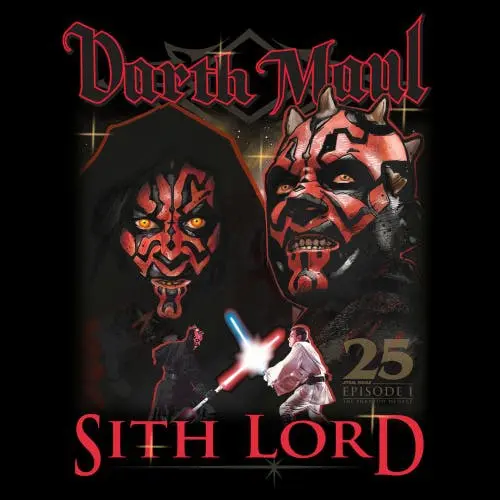 STAR WARS Darth Maul Sith Lord Poster Graphic T-shirt