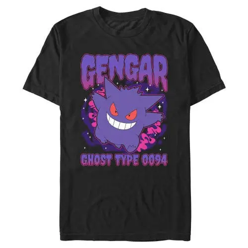POKEMON Gengar Ghost Type 0094 Graphic T-shirt