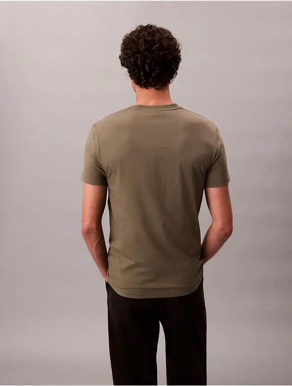 Calvin Klein Liquid Touch Slim T-shirt - Dusty Olive