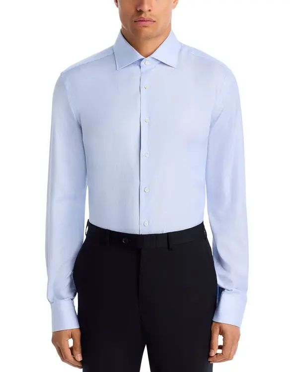 Canali Impeccable Button Front Shirt