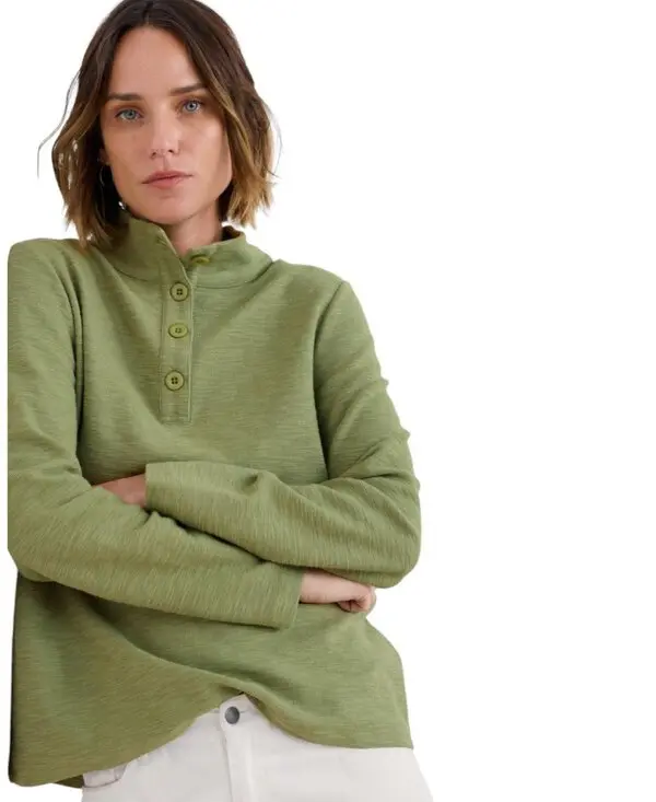 SEASALT CORNWALL Last Boat Sweatshirt - Moss