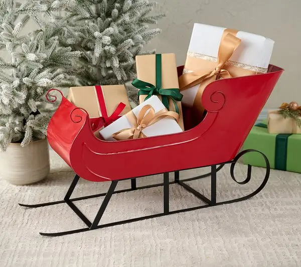 VALERIE PARR HILL Decorative Metal Sleigh Valerie - One-color
