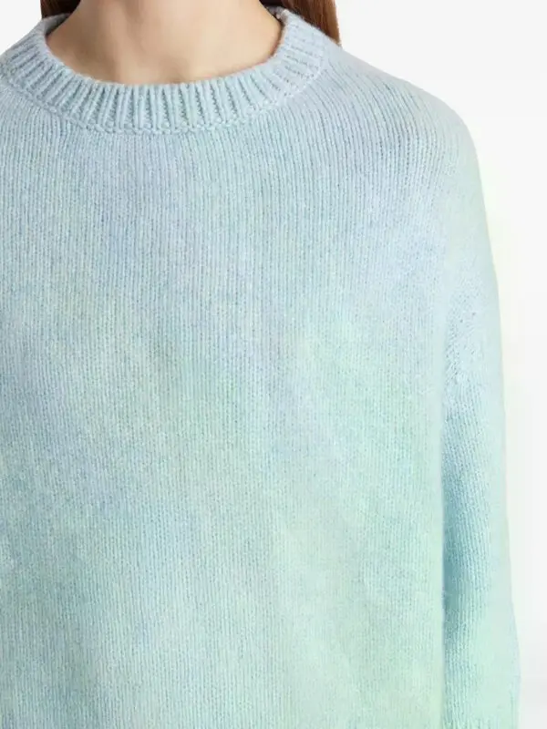Khaite Sabina Cropped Sweater - Blue
