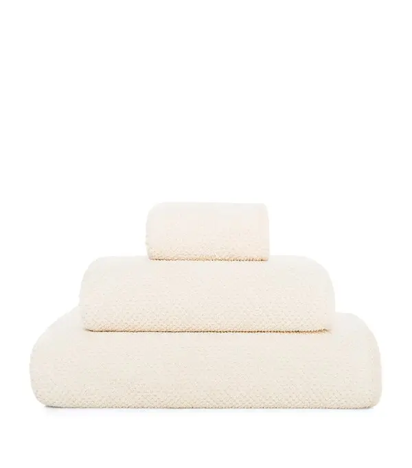 GRACCIOZA Bee Waffle Extra Large Hand Towel - Neutral