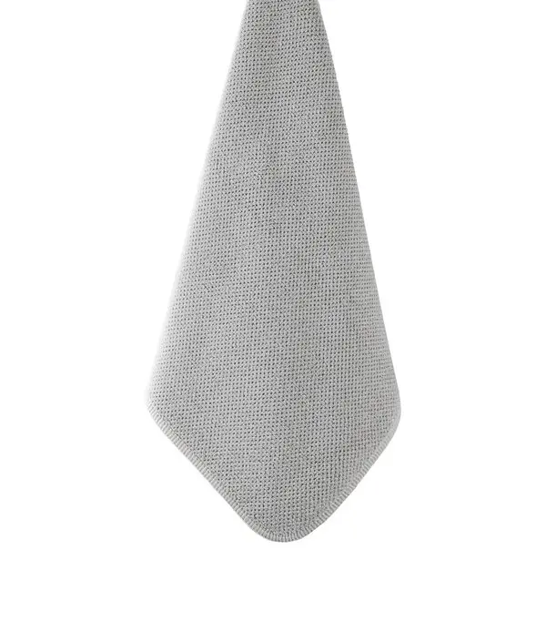 GRACCIOZA Bee Waffle Extra Large Hand Towel - Silver