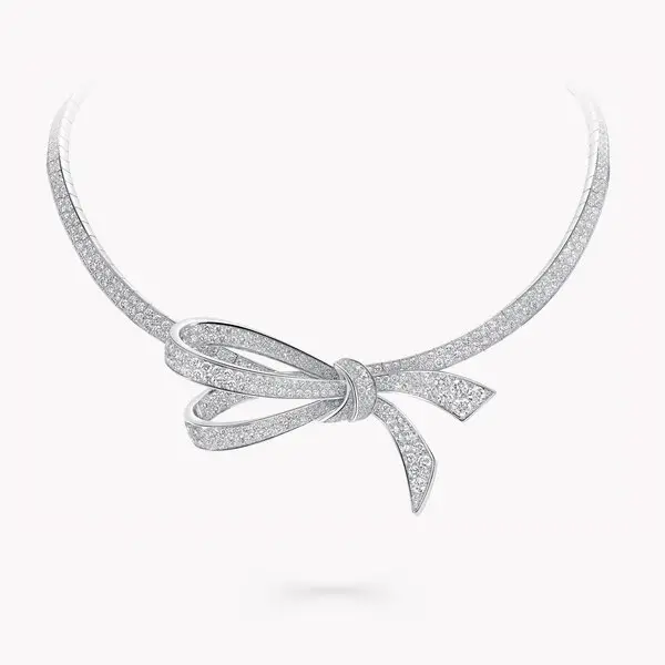 Graff Tilda's Bow Diamond Necklace - White Gold