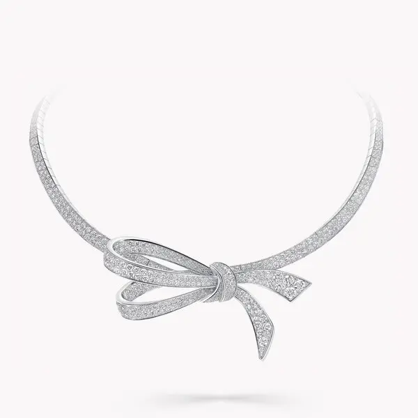Graff Tilda's Bow Diamond Necklace - White Gold