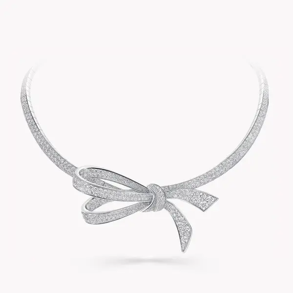 Graff Tilda's Bow Diamond Necklace - White Gold