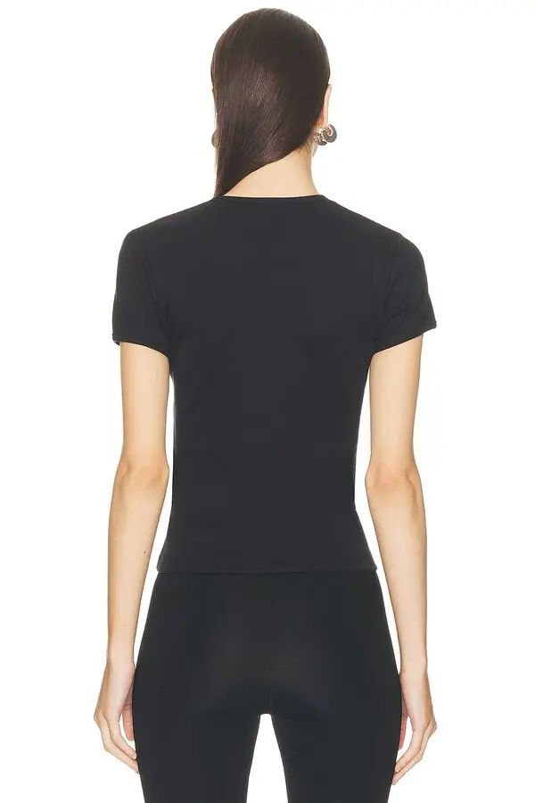 Coperni Cut-out Baby Tee - Black