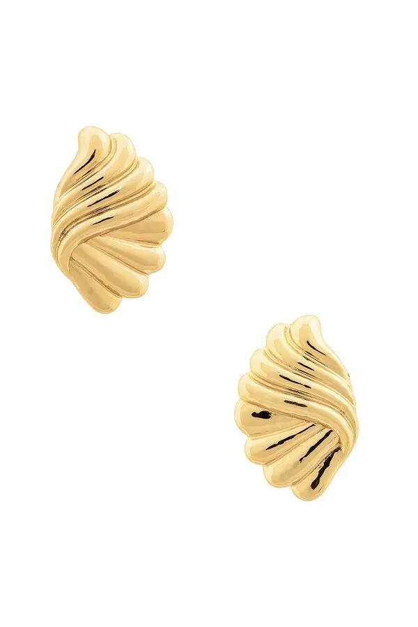 VALERE Irina Clip-on Earrings - Gold