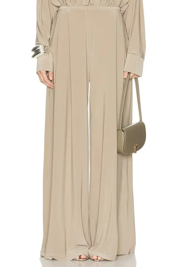 Norma Kamali Pleated Pant