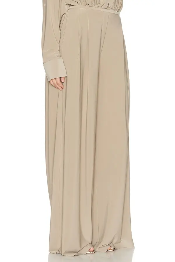 Norma Kamali Pleated Pant