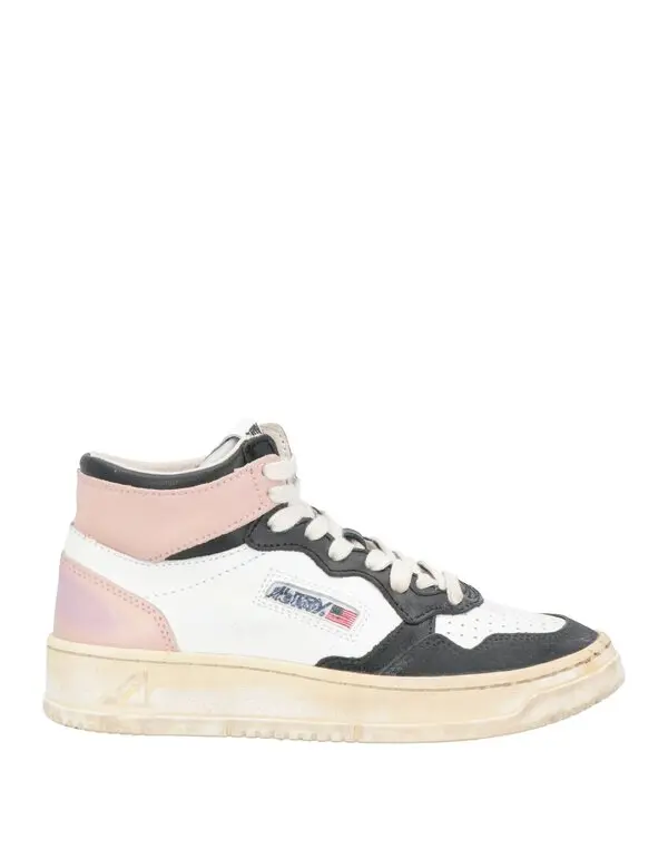 AUTRY Soft Leather High-top Sneakers - Black