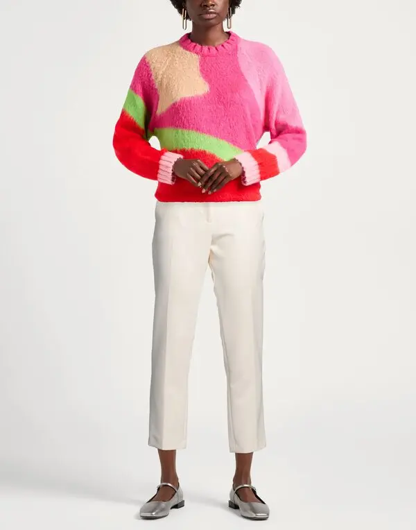 Liu Jo Tapered Crepe Pants - Ivory