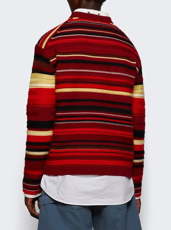 JW Anderson Multi Stripe Wool Sweater
