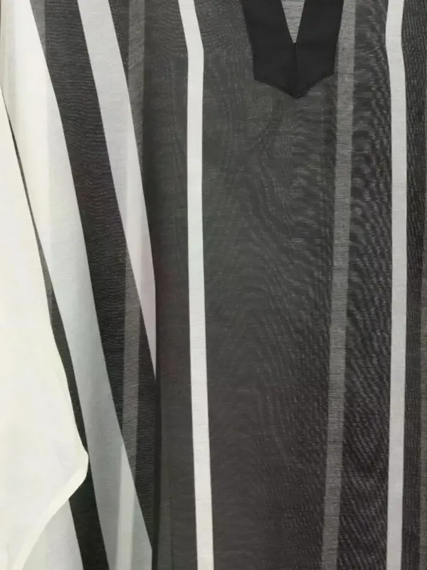 TOM FORD Striped V-neck Maxi Dress