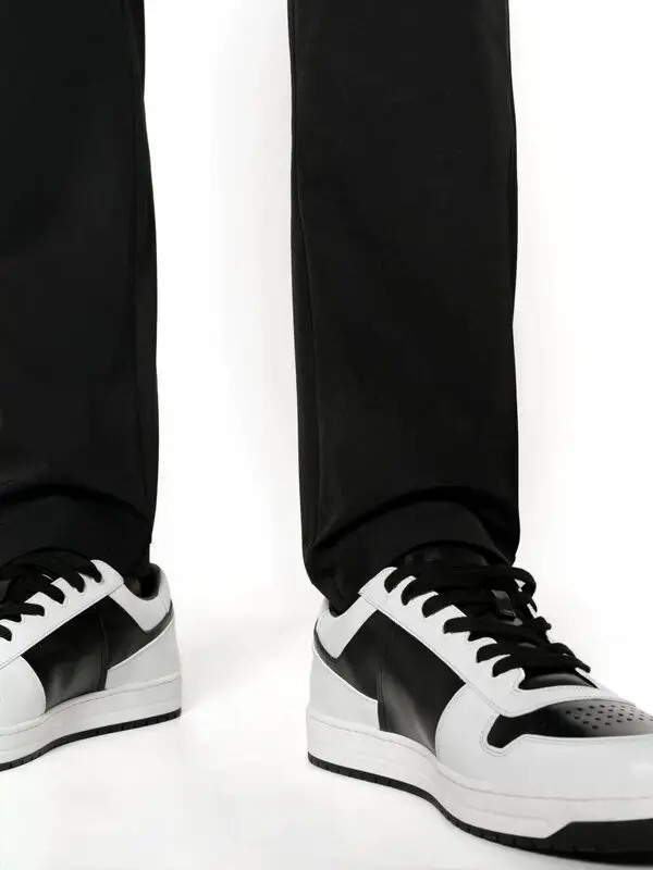 Herno Drawstring-waist Slim-cut Trousers - Black