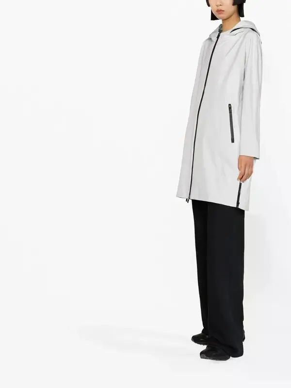 Herno Hooded Zip-up Coat